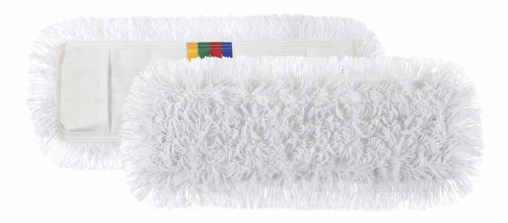 Polyester pockets system flat mop | TTS Cleaning